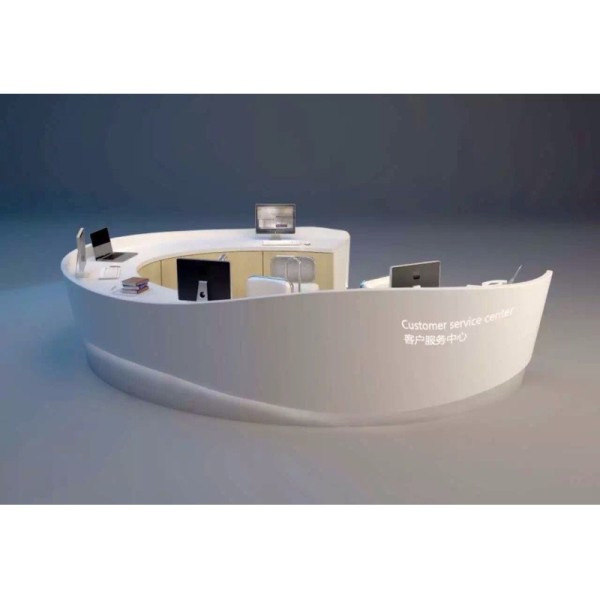 Quality Semi Circle Airport Reception Desk for sale