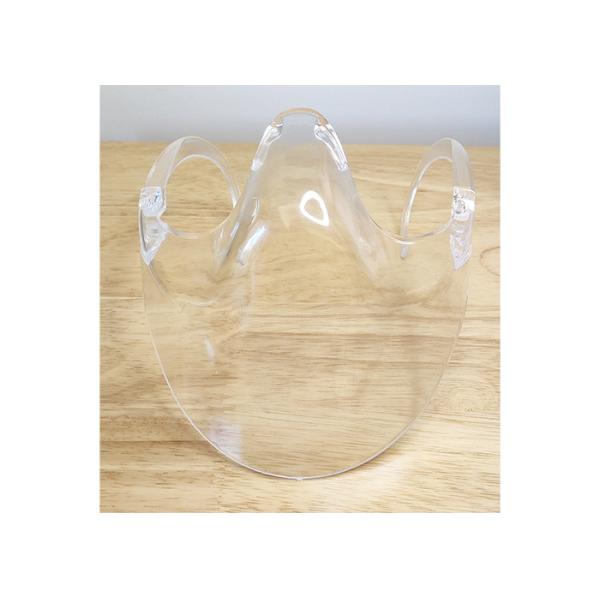 Quality Anti Droplets  Transparent Plastic Clear Mouth Shield For Sports for sale