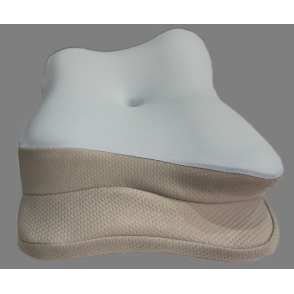 Quality Breathable Contoured Cervical Orthopedic Pillow Easy Cleaning With Pillowcase for sale