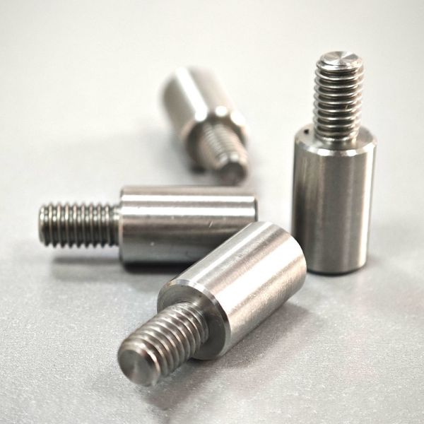 Quality Stainless Steel External Threads Positioning Pins Fitting Function Bright Finish for sale