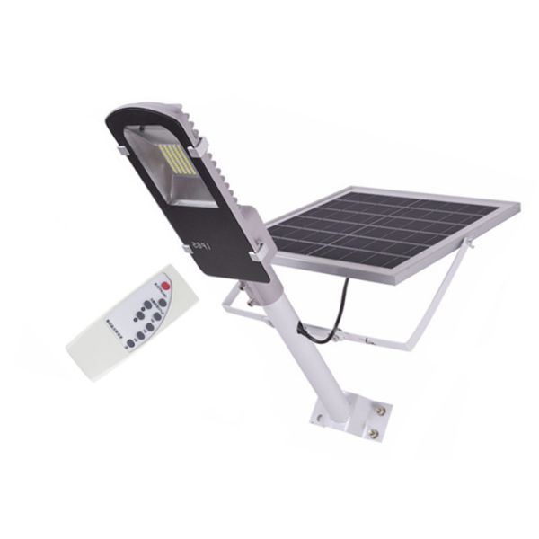 Quality Smart Solar Powered Outdoor Street Lights 50W Light Control For Road Yard for sale