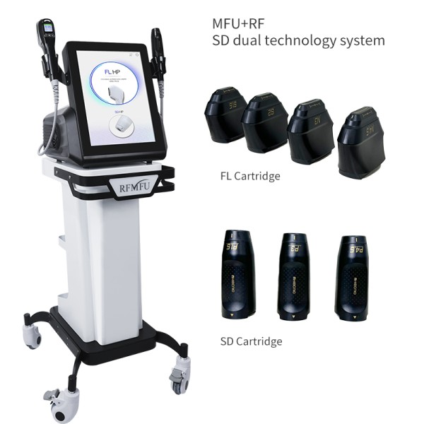 Quality 7 pcs cartridge portable HIFU Korea New update technology skin tightening for sale