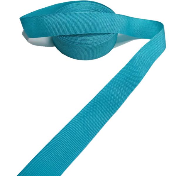 Quality Woven 25mm Polypropylene Webbing Blue Polypro Webbing Strap for sale