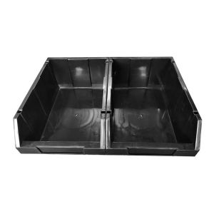 Quality 165x95x70mm Antistatic Oblique Mouth Element ESD Plastic Boxes PCB Storage for sale
