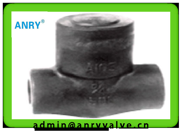 Quality Stellite Overlay Disc Check Valve Flange Type 150Lb~600Lb NPT SW BW 800LBS  A105 F304 F316 Body for sale