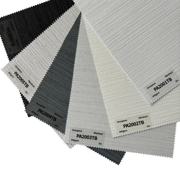 Quality 100% Polyester White Coating Plain Pattern Polyester Roller Blinds Fabrics For Window for sale