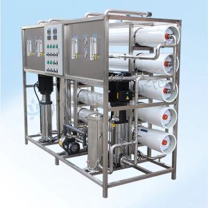 Quality 4000 LPH FRP Double Tank RO Water Treatment Machine with High Pressure Pump for for sale