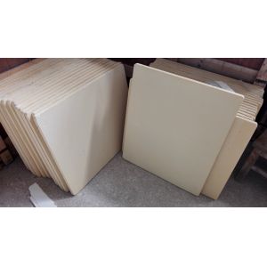 Quality White Safe Large Rectangular Pizza Stone 380 * 300 * 15mm LFGB Certification for sale