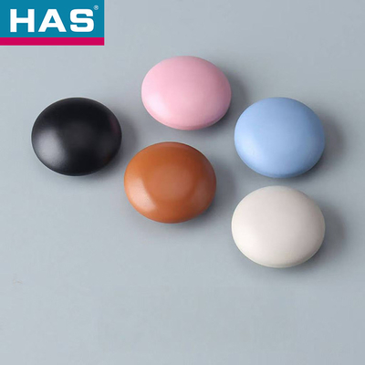 Quality Plastic 30mm Coat Buttons Red / White Polymer Button For Clothing for sale