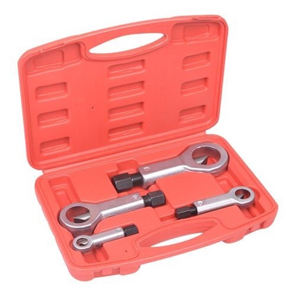 Quality 4Pcs Nut Splitter Set 9-27mm Round Garage Hand Tools for sale