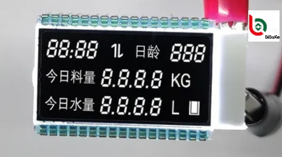 Quality BBI Negative VA LCD Display Module 4.5V 34PIN Segmented Display for Feeder for sale