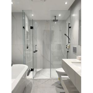 Quality Minimalism Frameless Tempered Glass Shower Enclosure And Partitions for sale