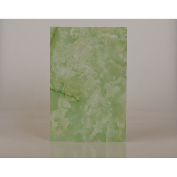 Quality 1220*2440mm Commercial Bathroom Wall Panels , Pvc Interior Wall Panels Green Color for sale