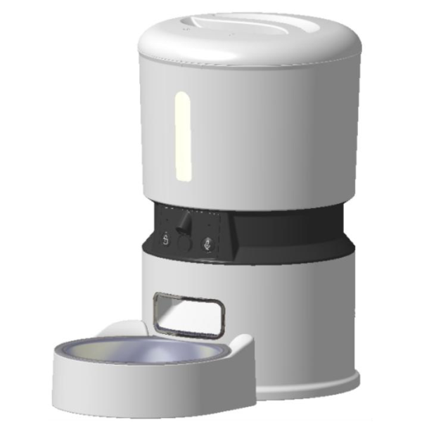 Quality OEM Pet Smart Devices Feeder 304SS Stainless Steel Wifi Cat Food Dispenser for sale