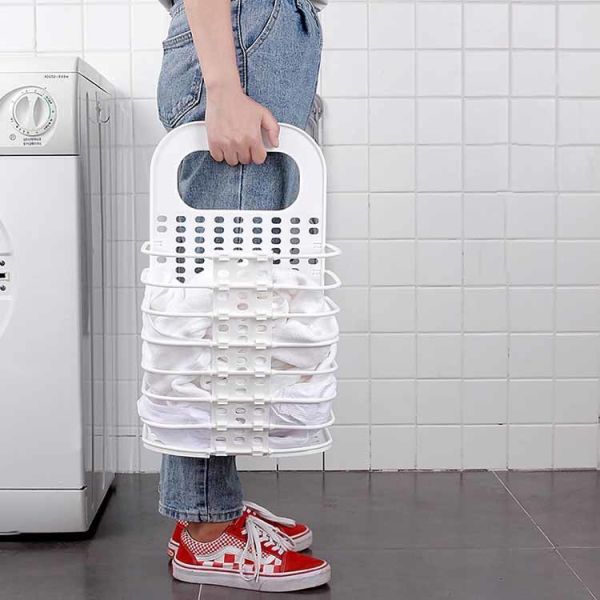 Quality Waterproof Bathroom Collapsible Laundry Hamper Multifunction Wall Mounted for sale