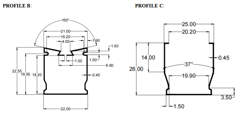 profile of LED light box