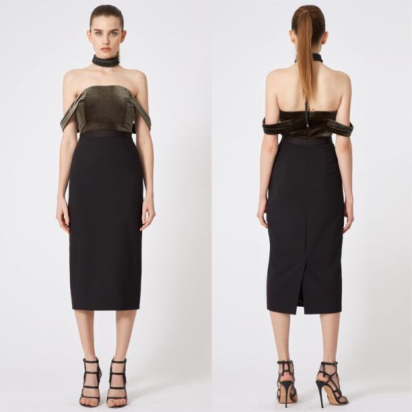 Quality Lancai wholesale off shoulder midi dress for sale