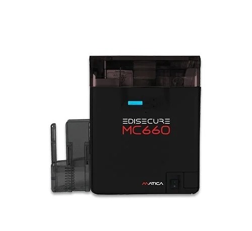 Quality 600 dpi Matica EDIsecure MC660 Retransfer NFC Business Smart Dual Sided RFID for sale