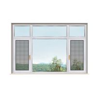 Quality House Soundproof Aluminium Glass Casement Windows with Level 9 Wind Pressure for sale