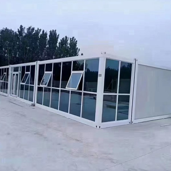 Quality Air Conditioning Ventilated Single Story Shipping Container Homes Fireproof  Conex Box House for sale