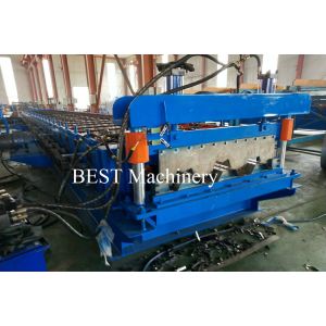 Quality Metal Sheet Floor Decking Roofing Roll Forming Machines with Embossing Rollers for sale