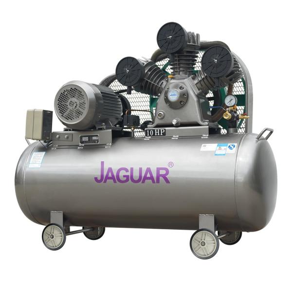 Quality 150kg Air Tank 10HP JAGUAR 47.7 CFM 7.5KW Air Cooled Piston Air Compressor for for sale