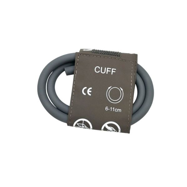 Quality Newborn Infant Brown Non-Invasive Arm Circumference Monitor 6-11CM Infants Blood Pressure Strap Test Tubes Product for sale