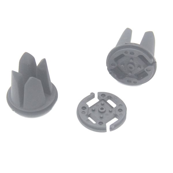 Quality Silicone Overmolded Plastic Auto Parts with PU Coating for sale