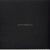 Quality Medium Weight Flame Retardant 100% Polyester Diamond Black Jacquard Fabric 420D for sale