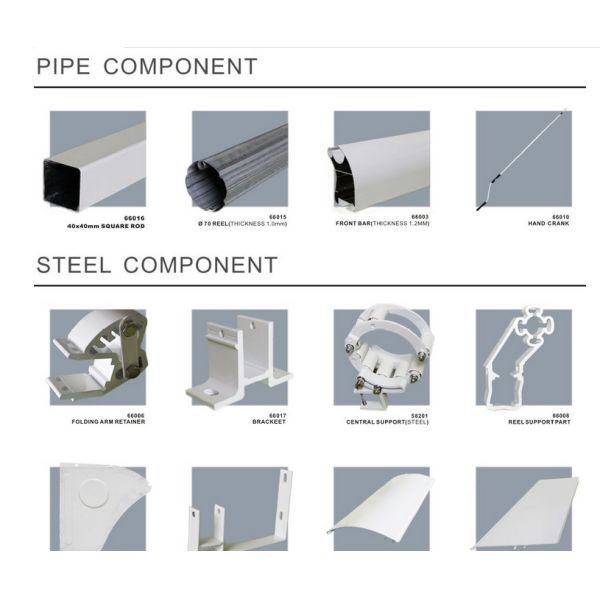 Quality Awning Roller Blind Kits Rolling Curtain Support Awning Mounting Brackets for sale