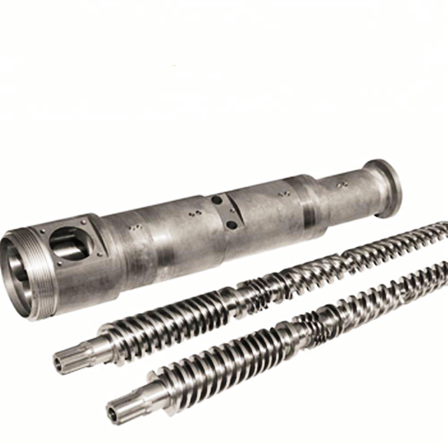 Quality Conical Twin Screw Barrel with 0.05-0.10mm Chromeplate and HRC55-62 Hardness for sale