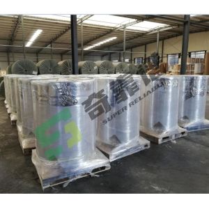 Quality Adhesive White PET 25um 25mic for adhesive tire label making TG3435 Model in Rolls for sale