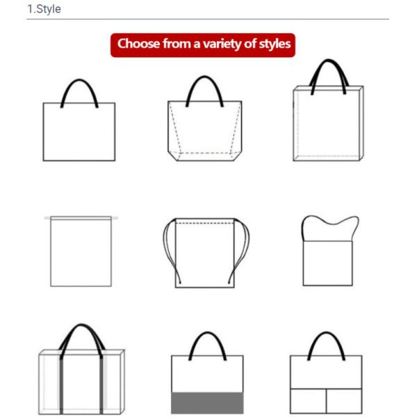 Quality Spunbond Non Woven Bag Environmental Regeneration Foldable Customizable with for sale