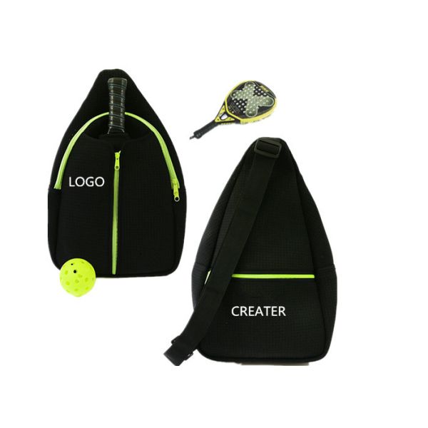 Quality 100% Neoprene Sports Bag , Unisex Pickleball Paddle Bag 2 Rackets for sale