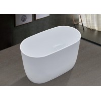 Quality 700mm Mini Egg Shape Bathtub With Slim Edge for sale