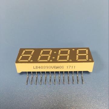 Quality STB 0.39" Digital Clock Led Display 4 Digit Diffused Epoxy Grey Surface Long for sale