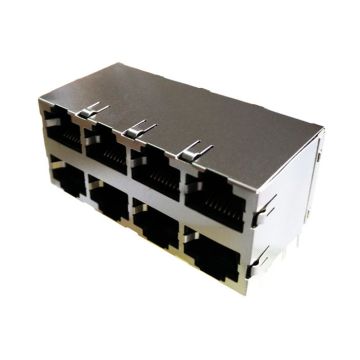 Quality 74633-004RLF 2X4 Multi - port Rj45 Connectors 8P8C Shielded LPJE308CNL for sale