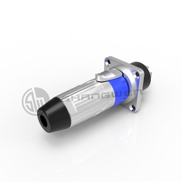 Quality China Manufacture Square Shape Four Thru Holes Loudspeaker Connector 4 Pins Male for sale