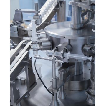 Quality Automatic liquid Plugging Luer Lock Pre Filled Aseptic Plastic Syringe Filling for sale