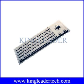 Quality Cherry Key Switch Kiosk Rugged Trackball Keyboard IP65 Panel Mounting for sale