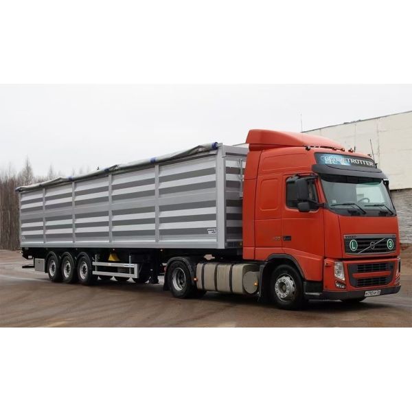 Quality Three Axle Box Semi Trailer With Anti-lock Function for sale