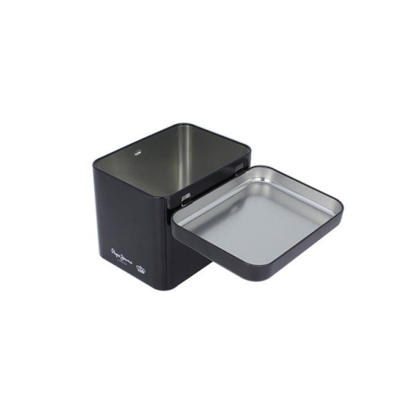 Quality Custom Watch Gift Box Printed Metal Tin Boxes with Hinged Lids Wholesale Tin for sale