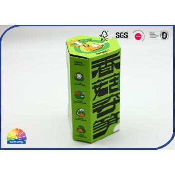Quality Hexagon Shaped Corrugated Paper Box Package Customized for sale