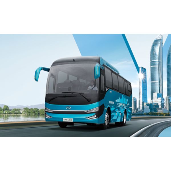 Quality KINGLONG 9m Diesel City Bus Coach 40 Seat Passenger Rated Loaded for sale