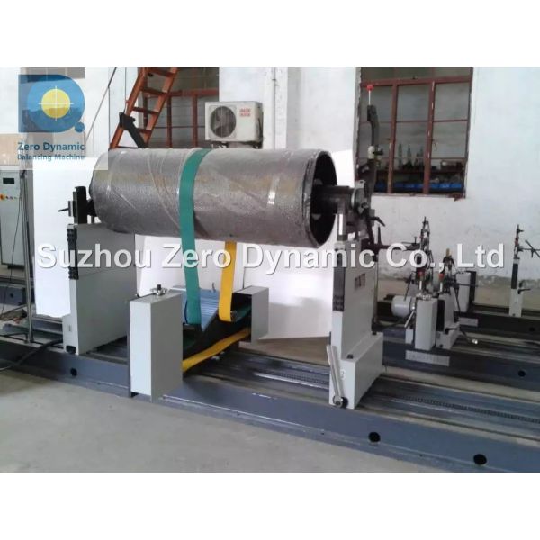 Quality 160-5000kg Universal Joint Balancing Machine For Wind Turbine, Rubber Roller, Centrifugal Fan for sale