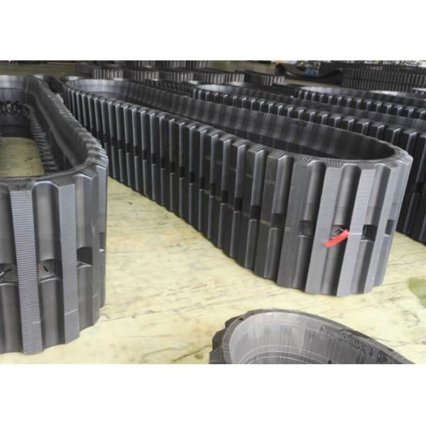 Quality Alternative Komatsu Rubber Tracks , Dumper Crawler Track Superior Traction for sale
