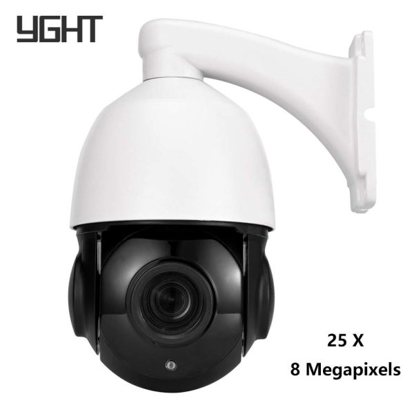 Quality Outdoor Security PTZ Surveillance Camera 8MP CMOS Sensor 100M IR Distance for sale