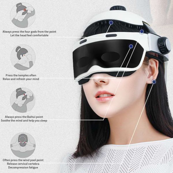 Quality Ultimate Comfort Hotel-Friendly Head Massager with Hot Compress and USB Power for sale