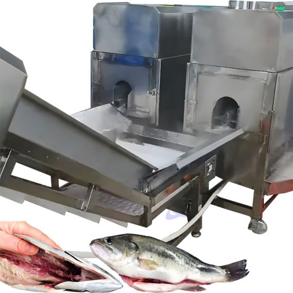 Quality Fish cleaning belly back opening cutting machine killing fish descaling machine Stainless steel 304 fish processing equi for sale