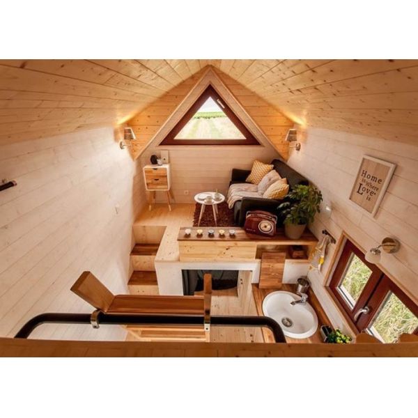 Quality Fast Delivery Mini Caravan Travel Camper Camping Tiny House On Wheels for sale
